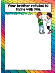 Social Skills Prompts Worksheets