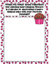 Valentines Day Would You Rather Worksheets