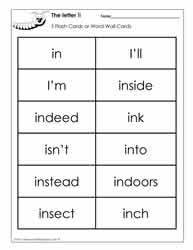 Alphabet Wordwall Words Worksheets